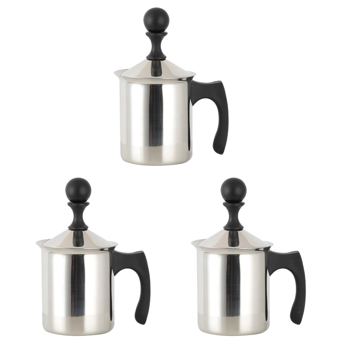 HOMEMAXS 3pcs Double Layer Filter Screen Manual Hand Pump Milk Frother ...