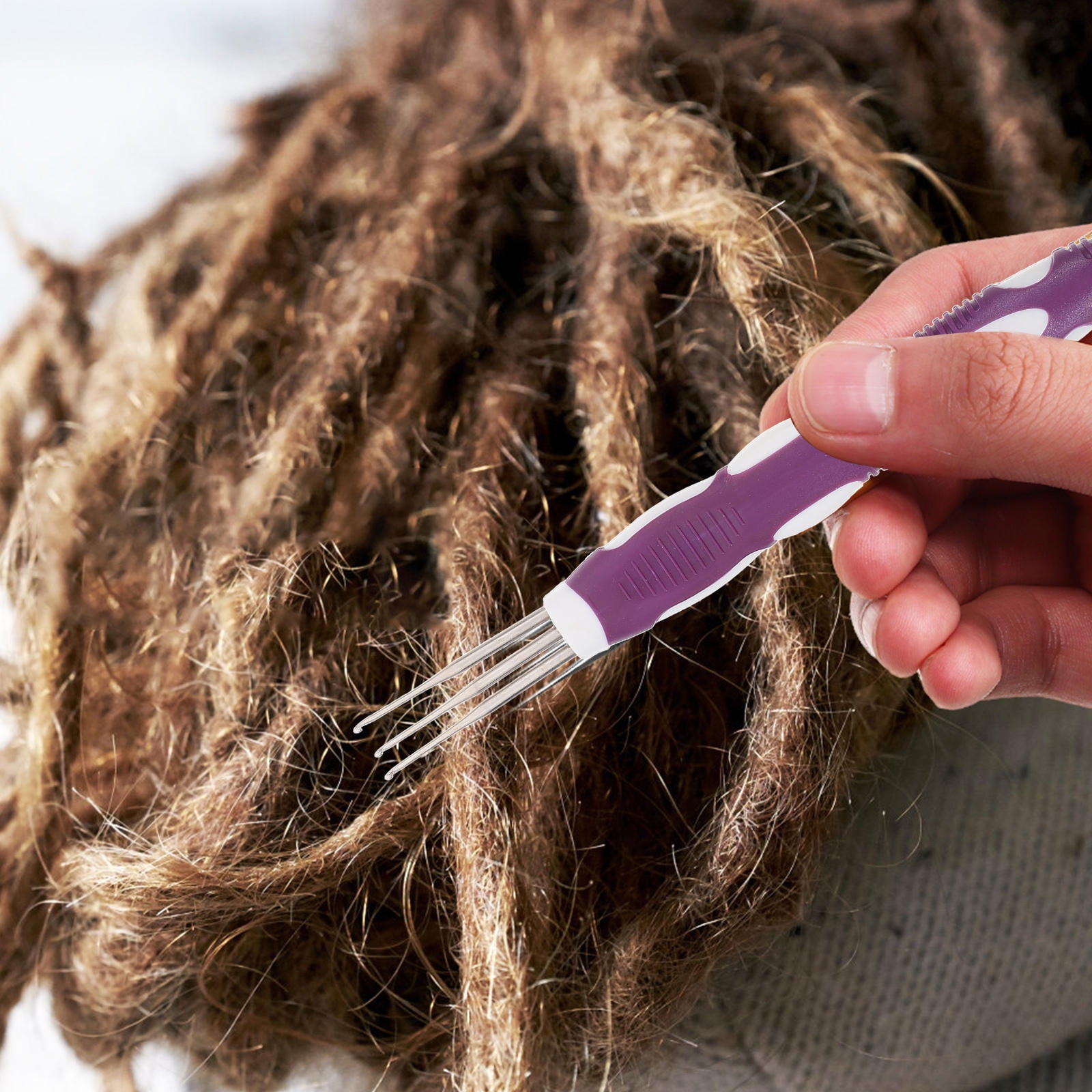 HOMEMAXS 3pcs Dreadlock Crochet Hook For Hair 0.75 Mm Loc Needle For ...