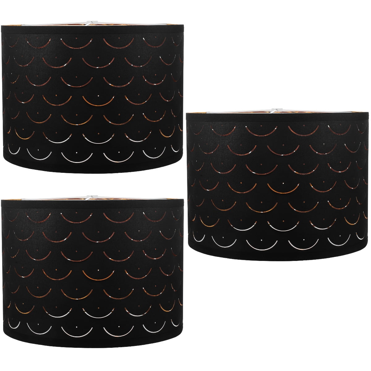 HOMEMAXS 3pcs Fabric Table Lamp Shade Light Bulb Cover Desk Lamp Shade Bedside Floor Lamp Shade ...