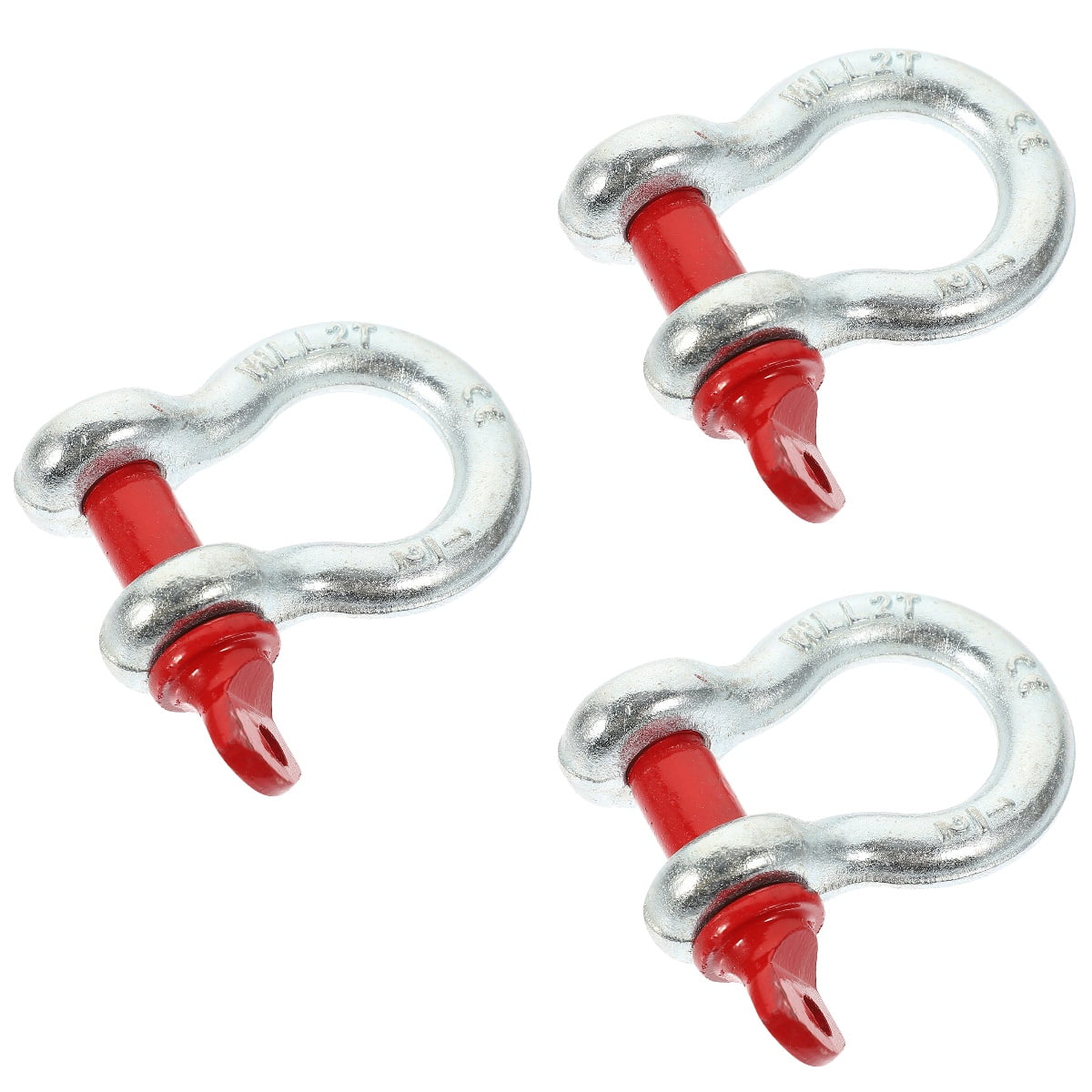HOMEMAXS 3pcs Galvanized Anchor Shackle Screw Pin Anchor Shackle 1/2 ...
