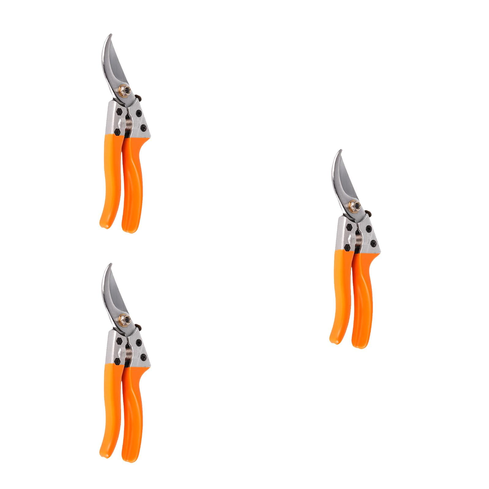 HOMEMAXS 3pcs Gardening Pruning Shears Steel Secateurs Hand Pruner with ...