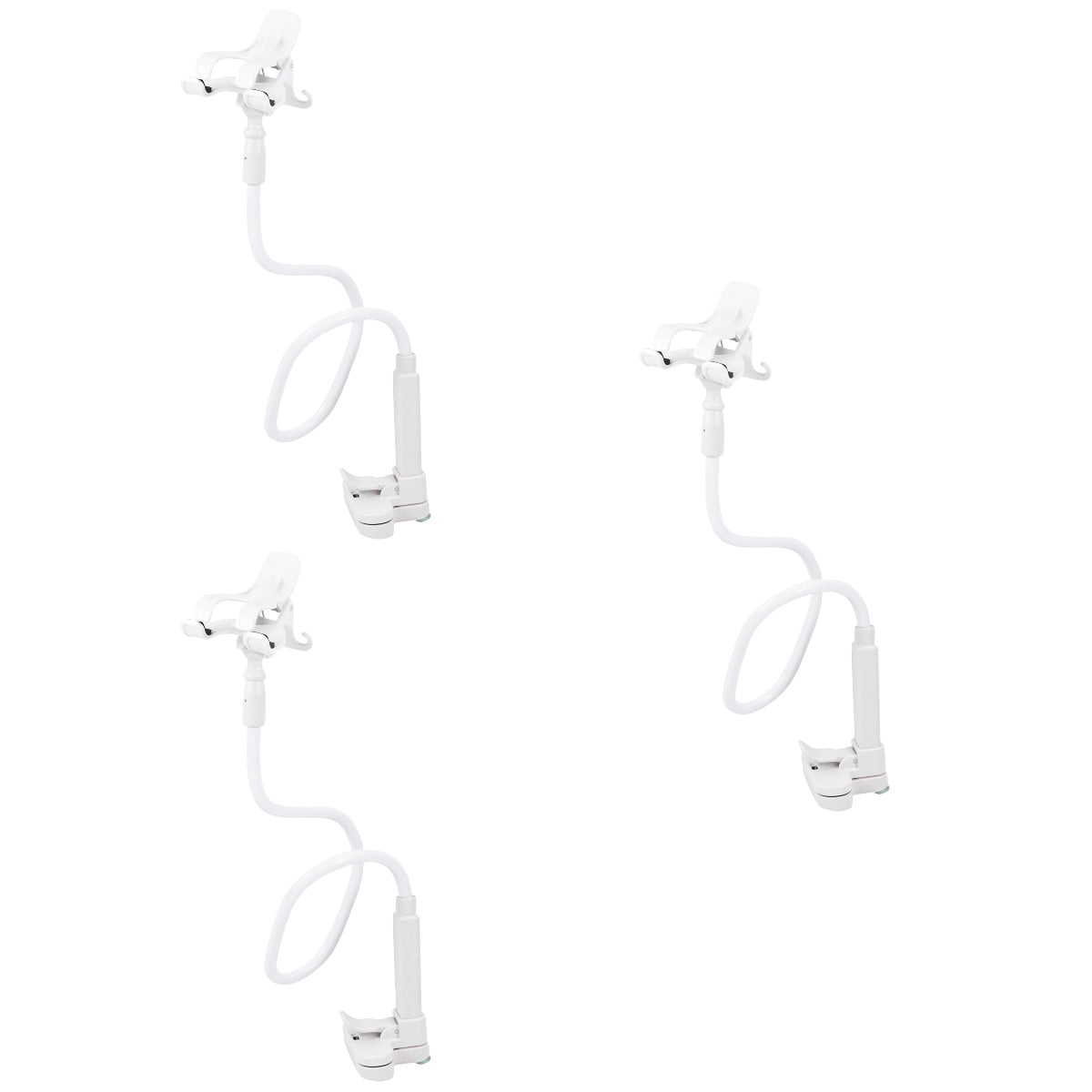 HOMEMAXS 3pcs Gooseneck Phone Holder with Clip Base Flexible Long Arm ...