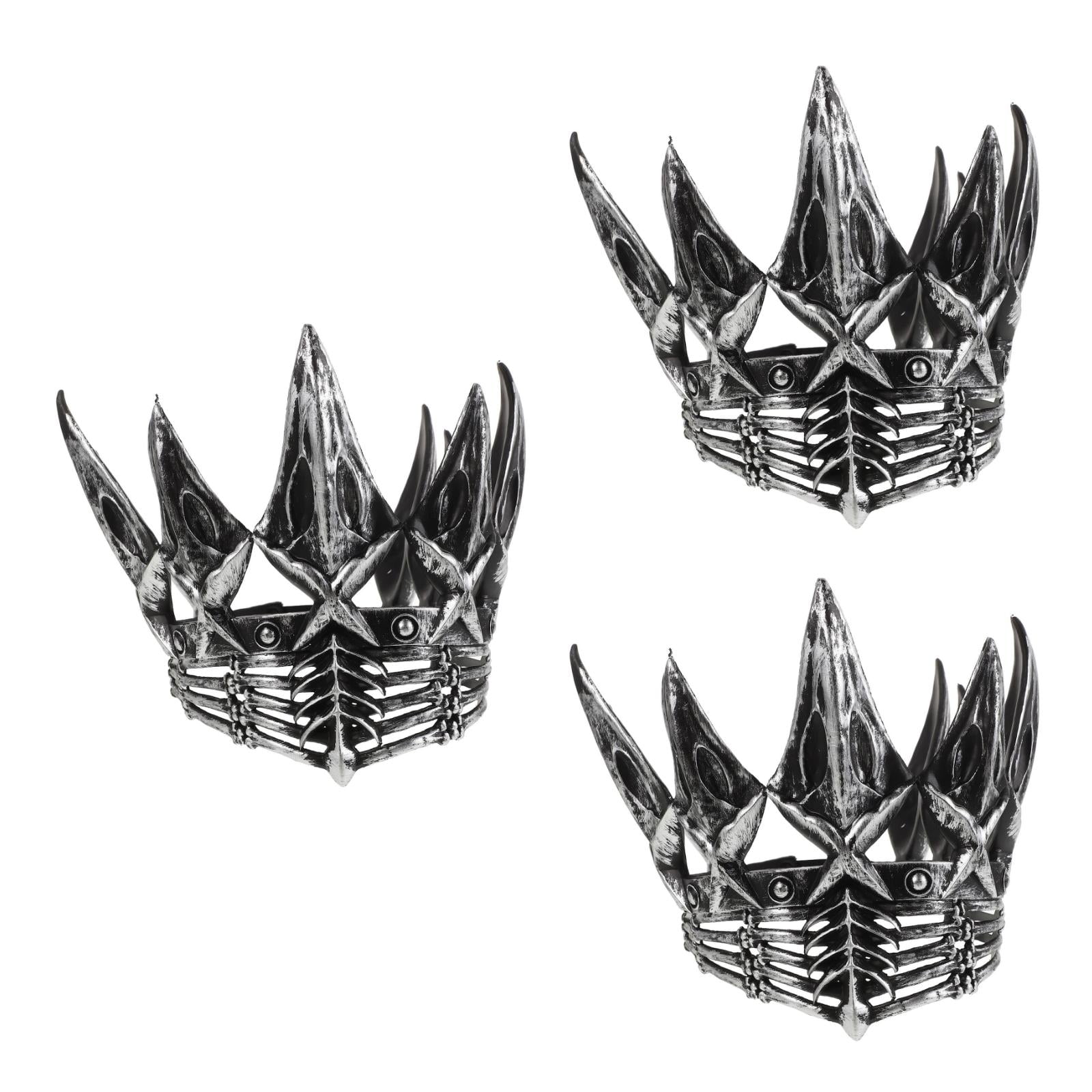 HOMEMAXS 3pcs Goth Crown Cosplay Crown Decorative Crown Party Crown ...