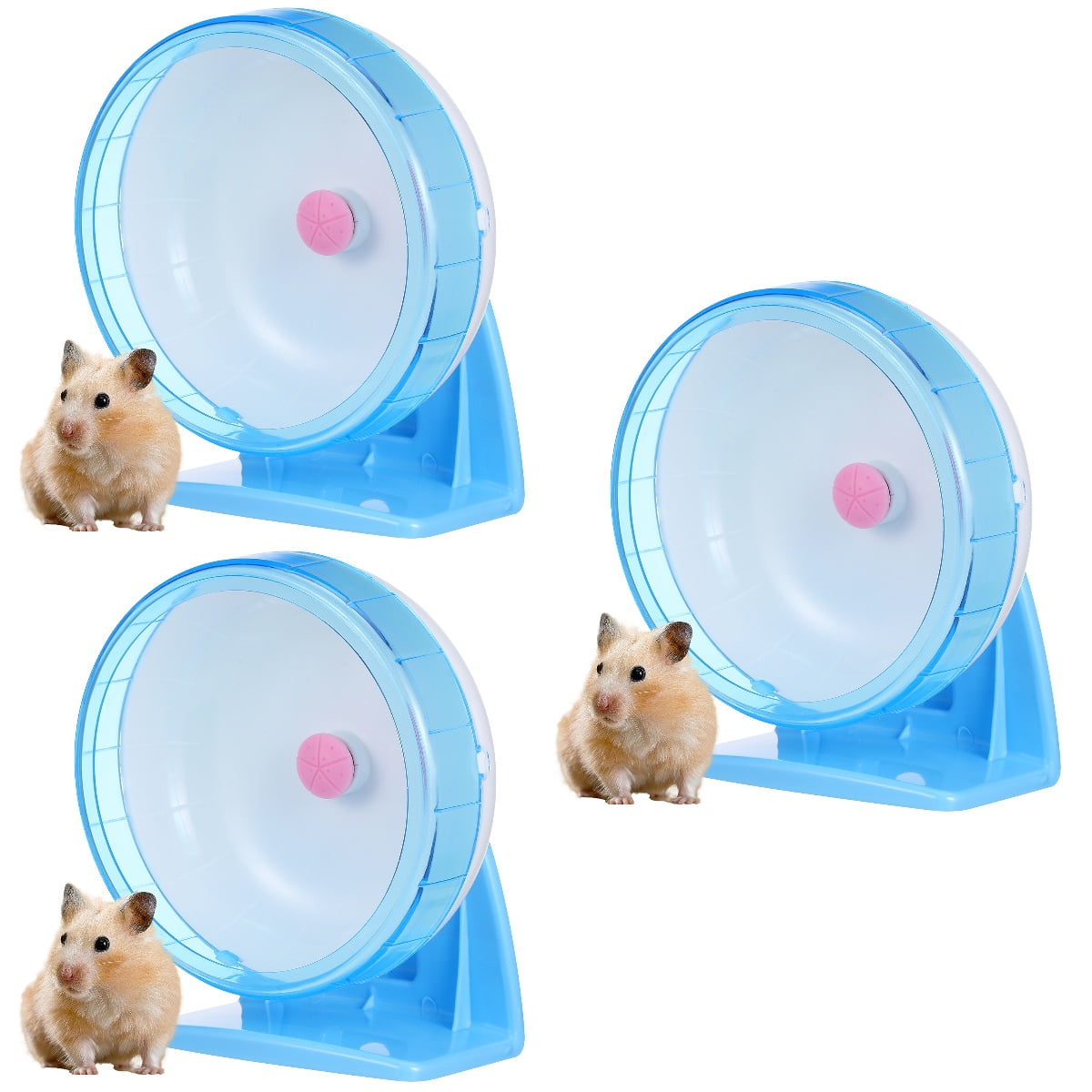 HOMEMAXS 3pcs Hamster Wheel Rat Wheel Exercise Wheel Hamster Spinner ...