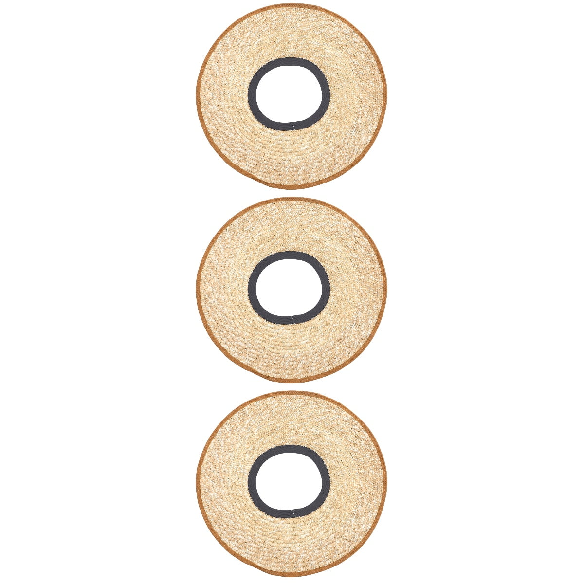 HOMEMAXS 3pcs Hard Hat Sun Shade Construction Workers Helmet Straw Sun ...