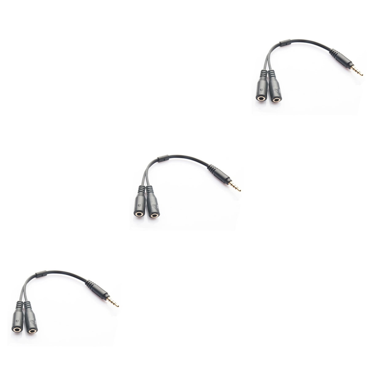 HOMEMAXS 3pcs Headset Adapter for Headsets with Separate Headphone ...
