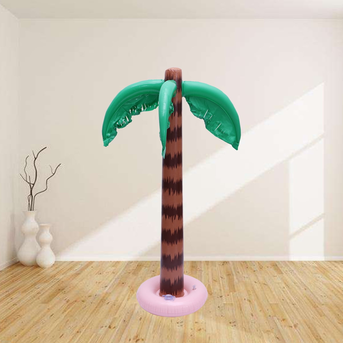 HOMEMAXS 3pcs Inflatable Palm Trees Jumbo Coconut Trees Beach Backdrop ...