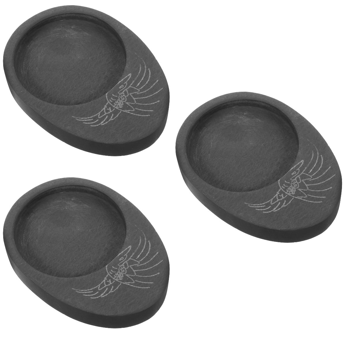 HOMEMAXS 3pcs Ink Stone Preserve Inkslab Grinding Ink Ink Stone For ...