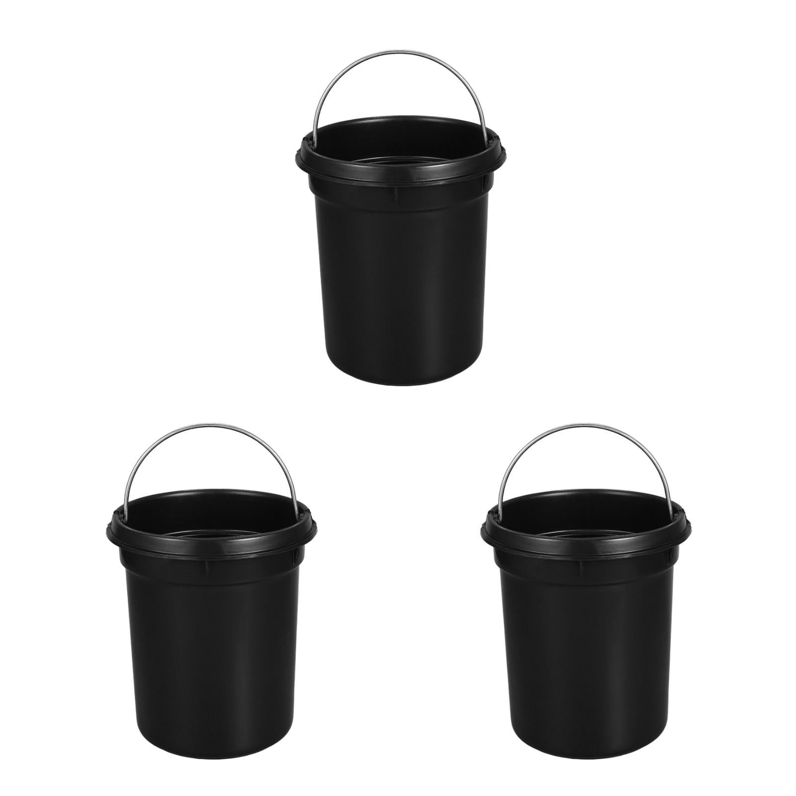 HOMEMAXS 3pcs Large Capacity Round Plastic Trash Bin Inner Container ...
