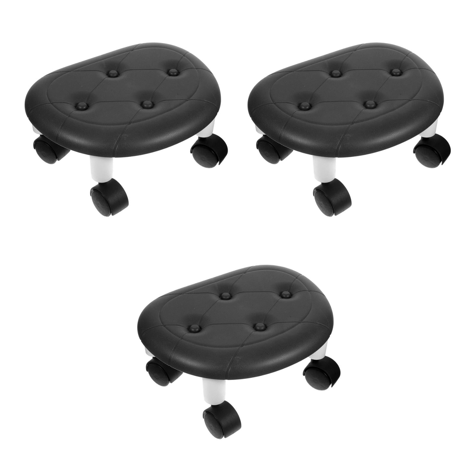 HOMEMAXS 3pcs Low Rolling Seat Low Roller Seat Pulley Wheel Stool Small ...