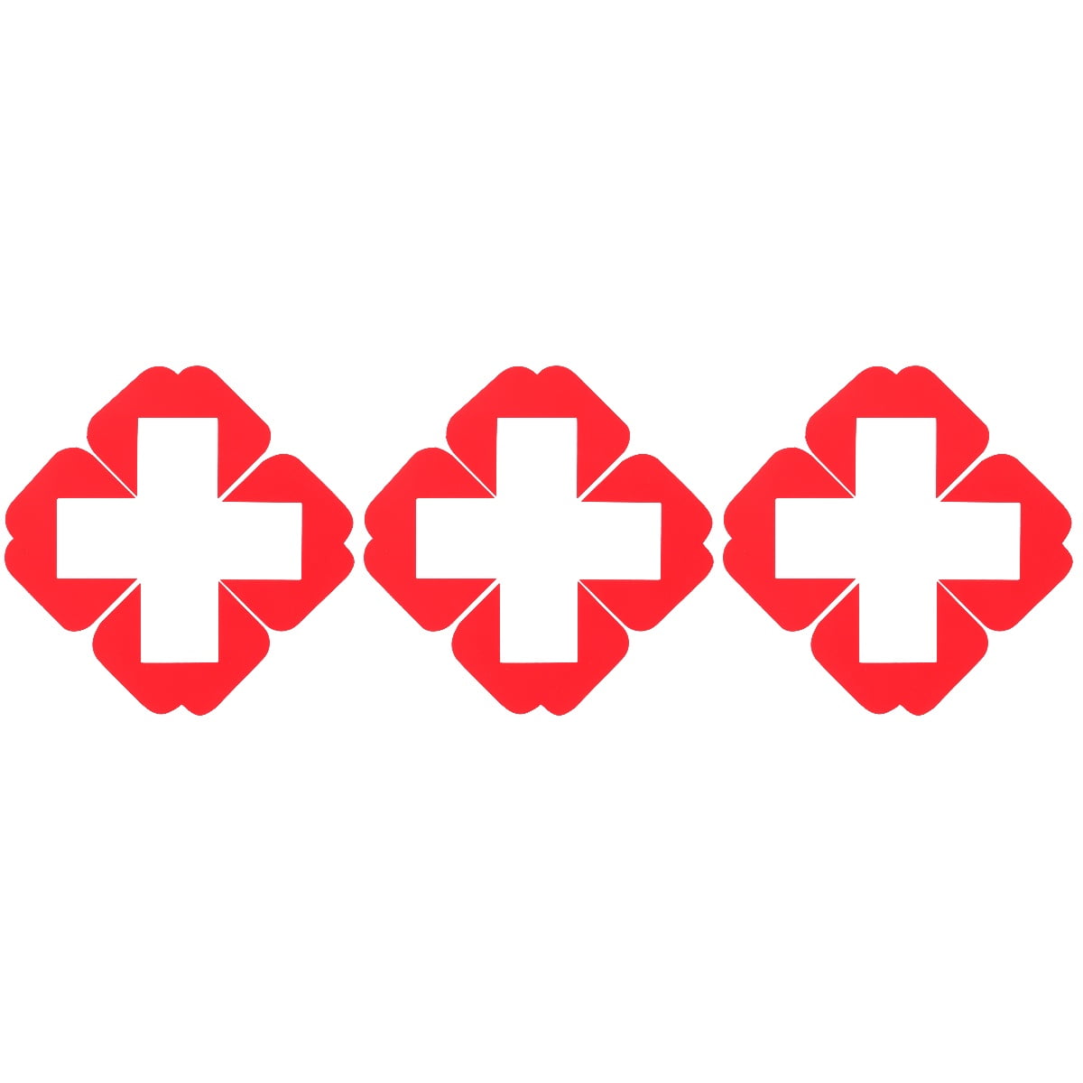 HOMEMAXS 3pcs Medical Emergency Logo Safety Signage Label Hospital ...