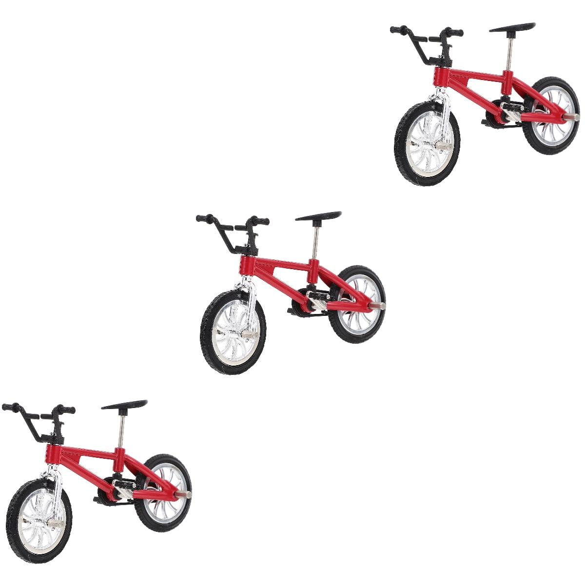 HOMEMAXS 3pcs Miniature Artificial Bike Decoration Doll House Mini Bike ...