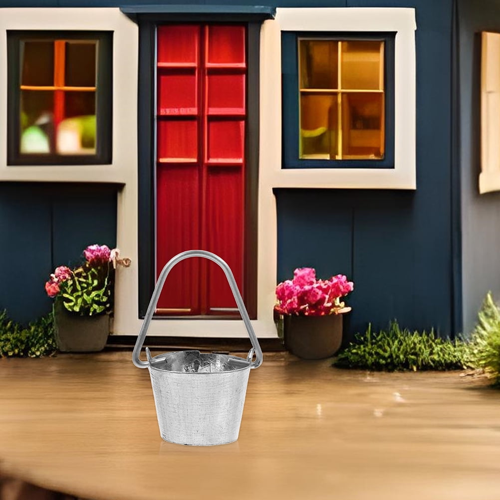 HOMEMAXS 3pcs Miniature Bucket Ornament Mini Bucket Toy Miniature ...