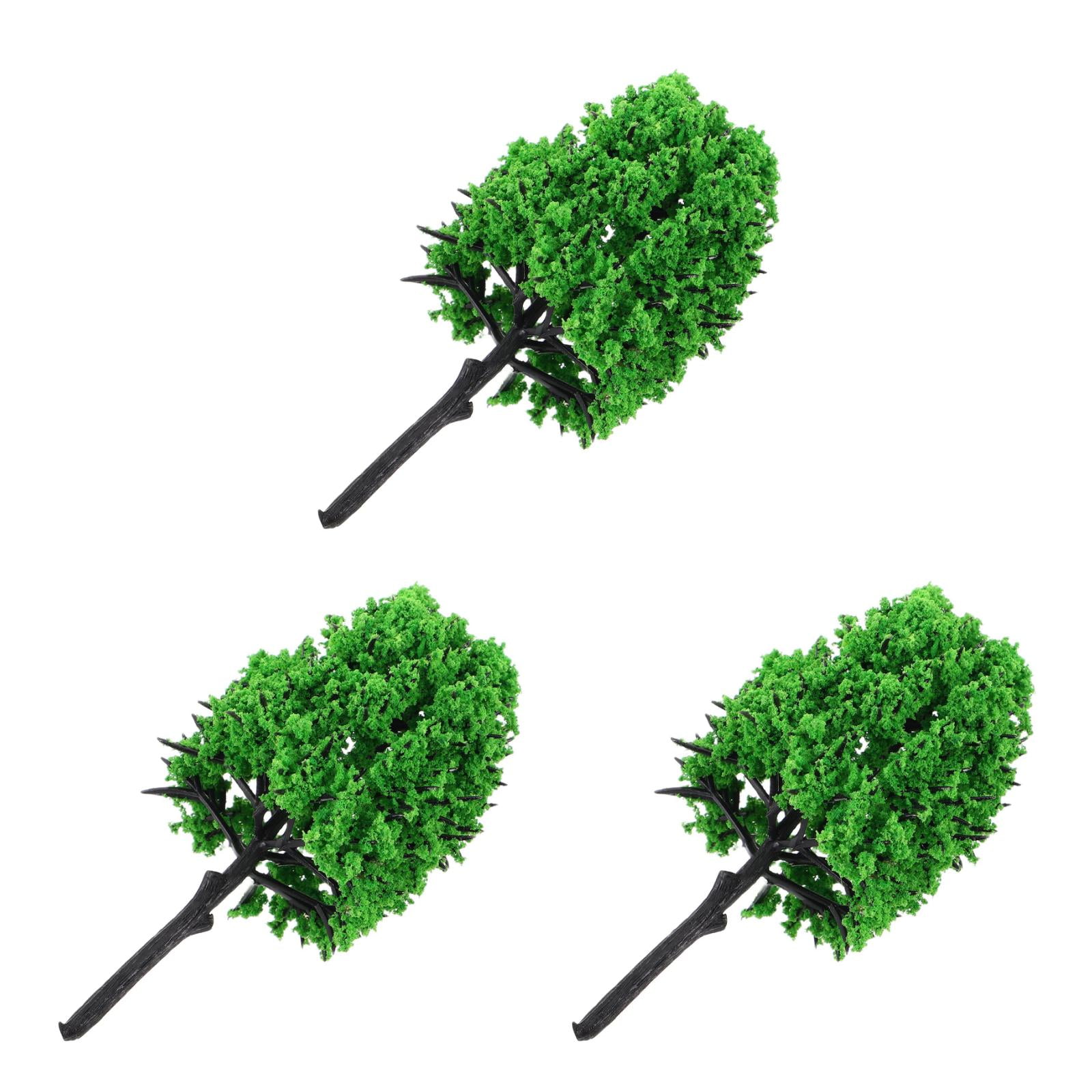 HOMEMAXS 3pcs Model Trees with Base Miniature Trees for Models ...