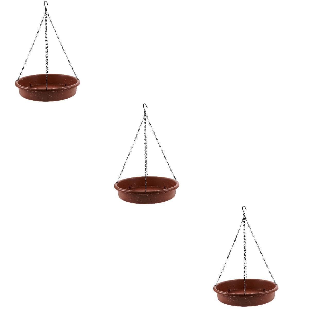 HOMEMAXS 3pcs Pigeon Hanging Bird Feeder Garden Bird Food Container ...