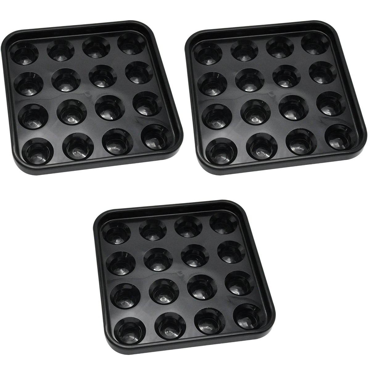 HOMEMAXS 3pcs Pool Ball Tray Snooker Ball Tray 16 Balls Tray Billiard ...