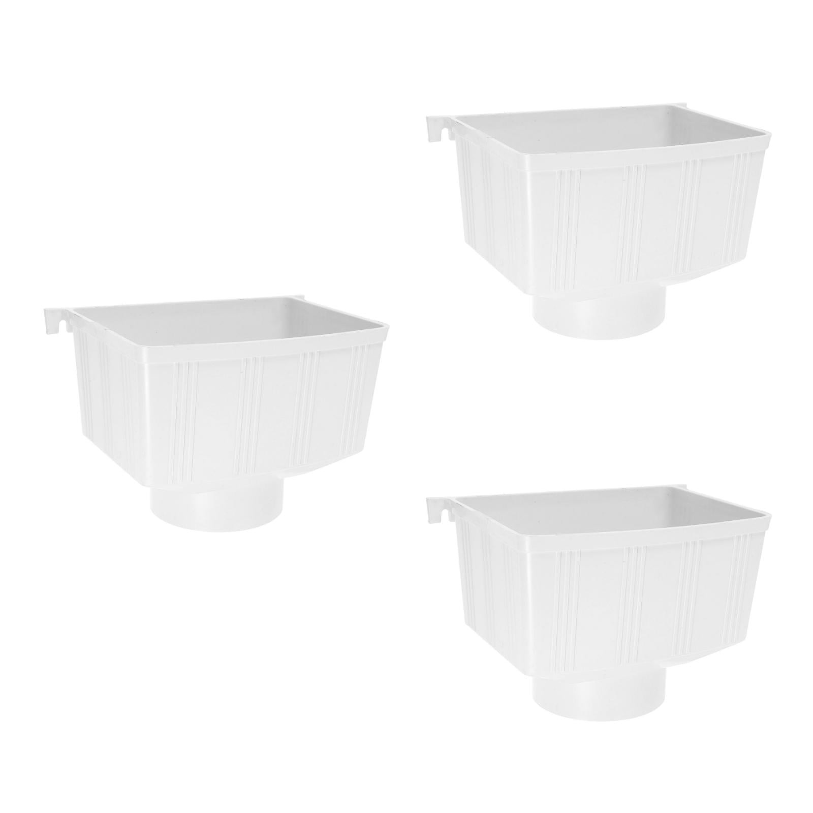 HOMEMAXS 3pcs Rectangular Downspout For Efficient Rainwater Collection ...