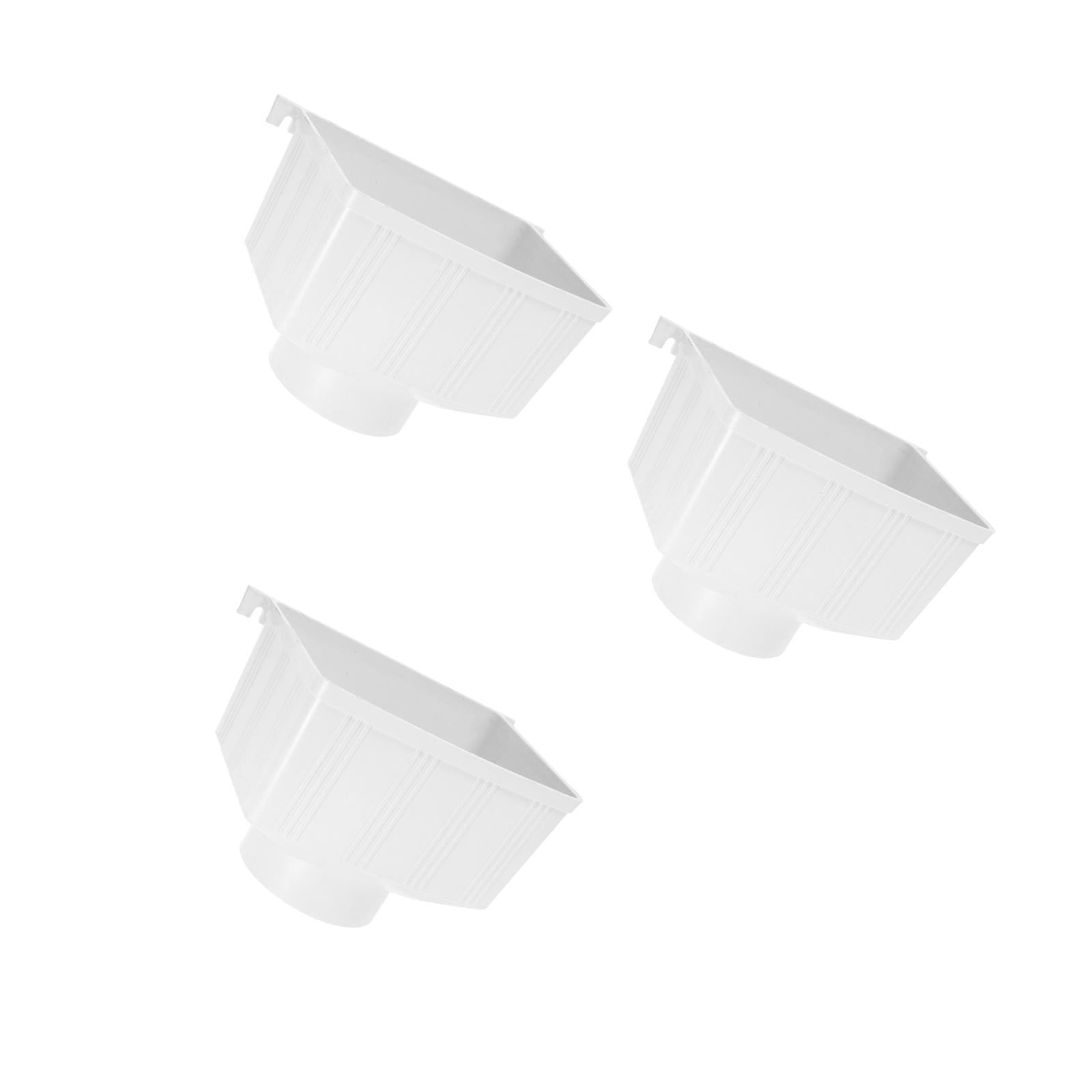 HOMEMAXS 3pcs Rectangular Downspout For Efficient Rainwater Collection ...
