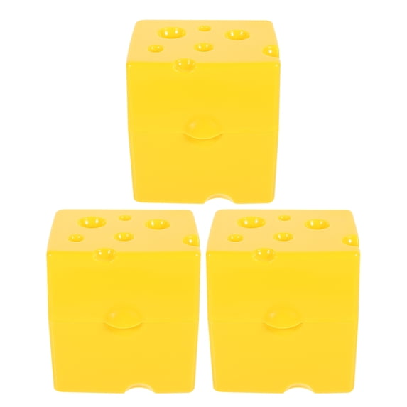 Hemoton 3pcs Sliced Cheese Storage Container Plastic Cheese Case for ...