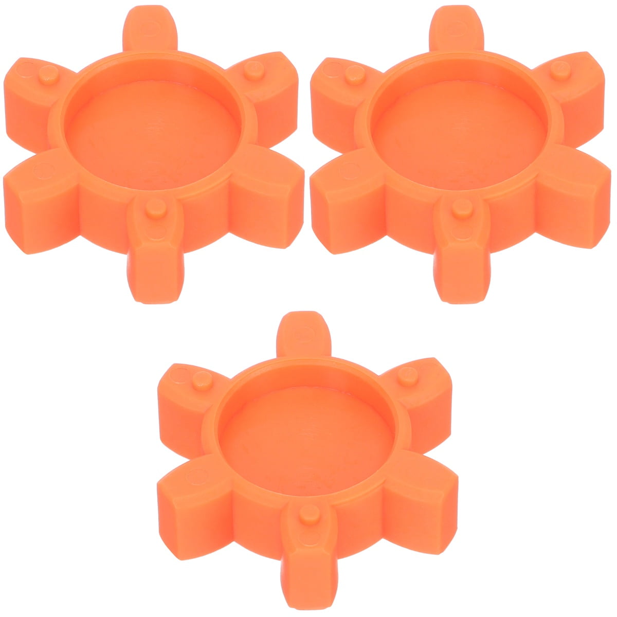 HOMEMAXS 3pcs Rubber Spider Insert Flexible Jaw Coupling Insert Rubber ...