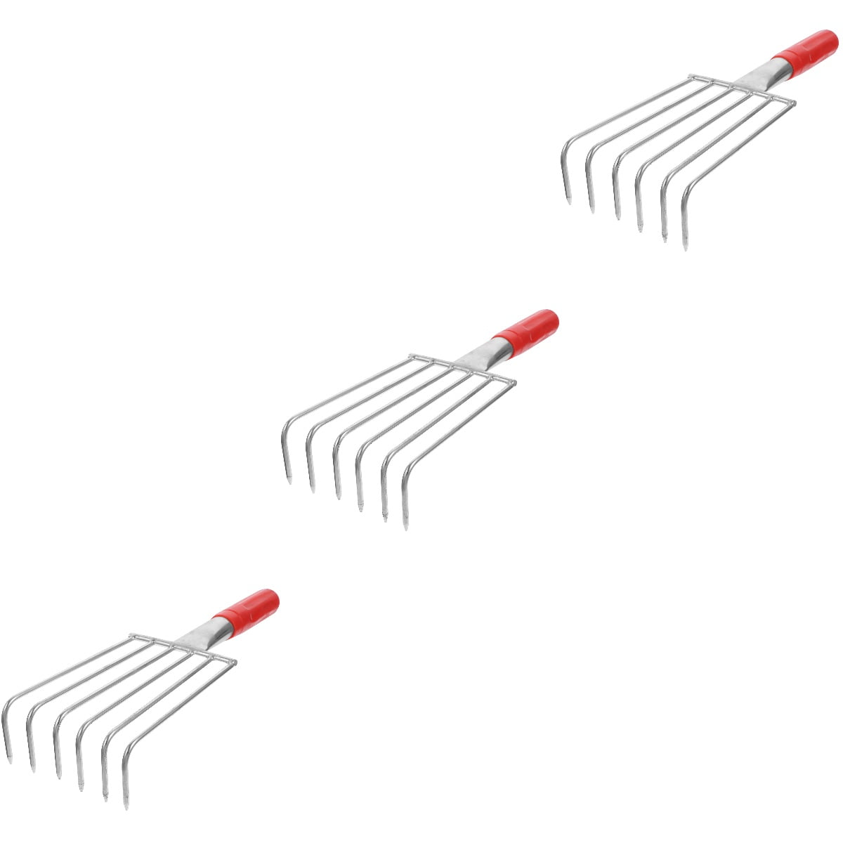 3pcs Seafood Digging Rake Ergonomic Handle Rake Digging Tool Beach ...