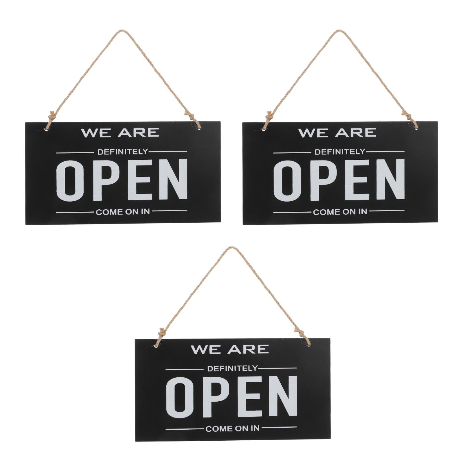 HOMEMAXS 3pcs Shop Open Sign Closed Signs For Business Open Sign For ...
