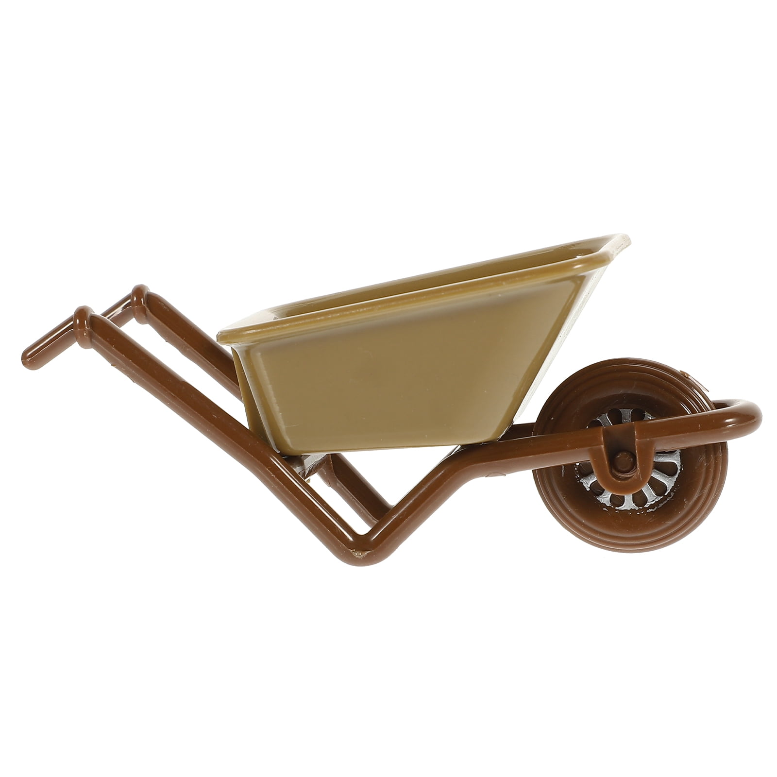 3pcs Simulation Cart Model Mini Garden Cart Model Miniature Cart ...