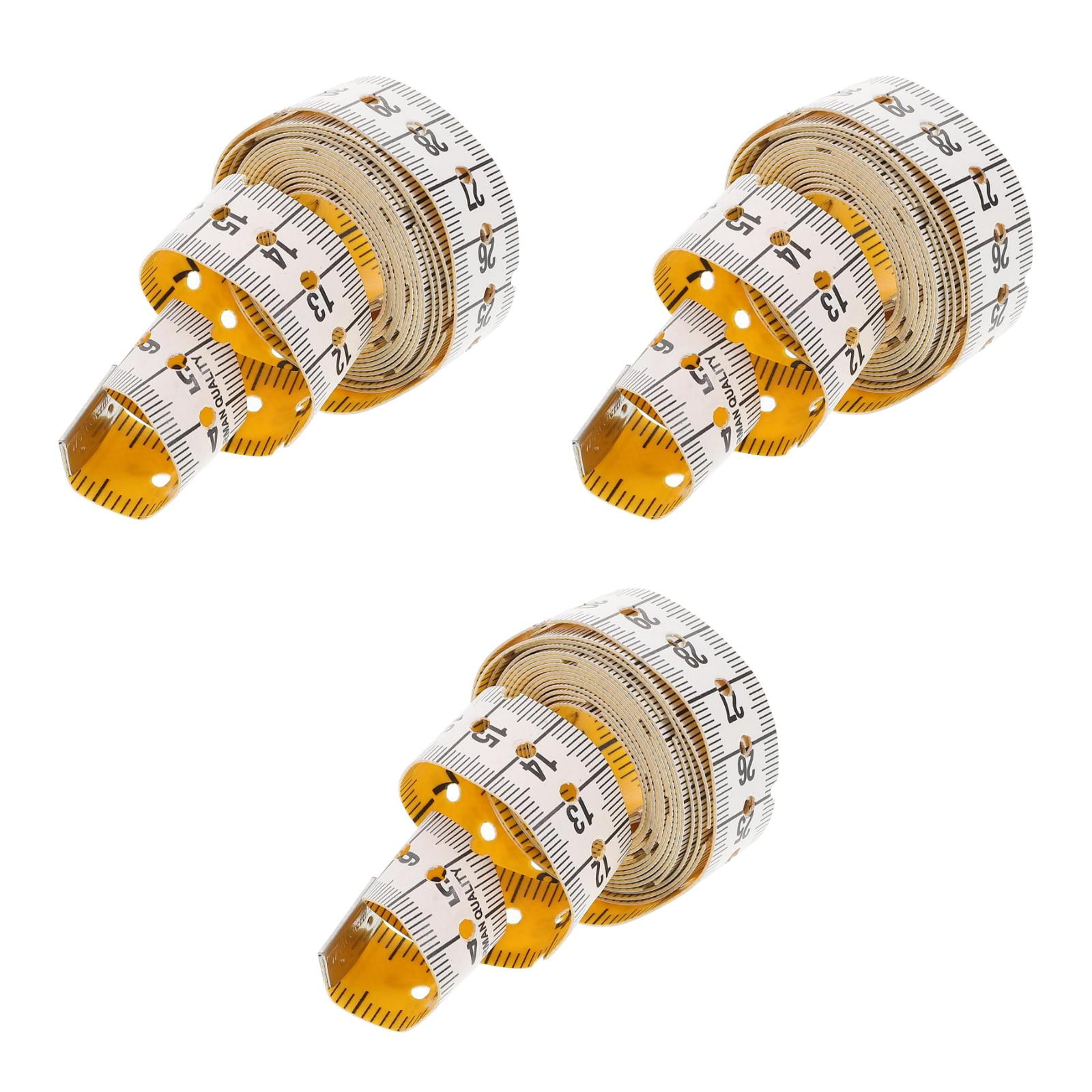 HOMEMAXS 3pcs Soft Measuring Tape for Blind People 2 Meters Braille ...