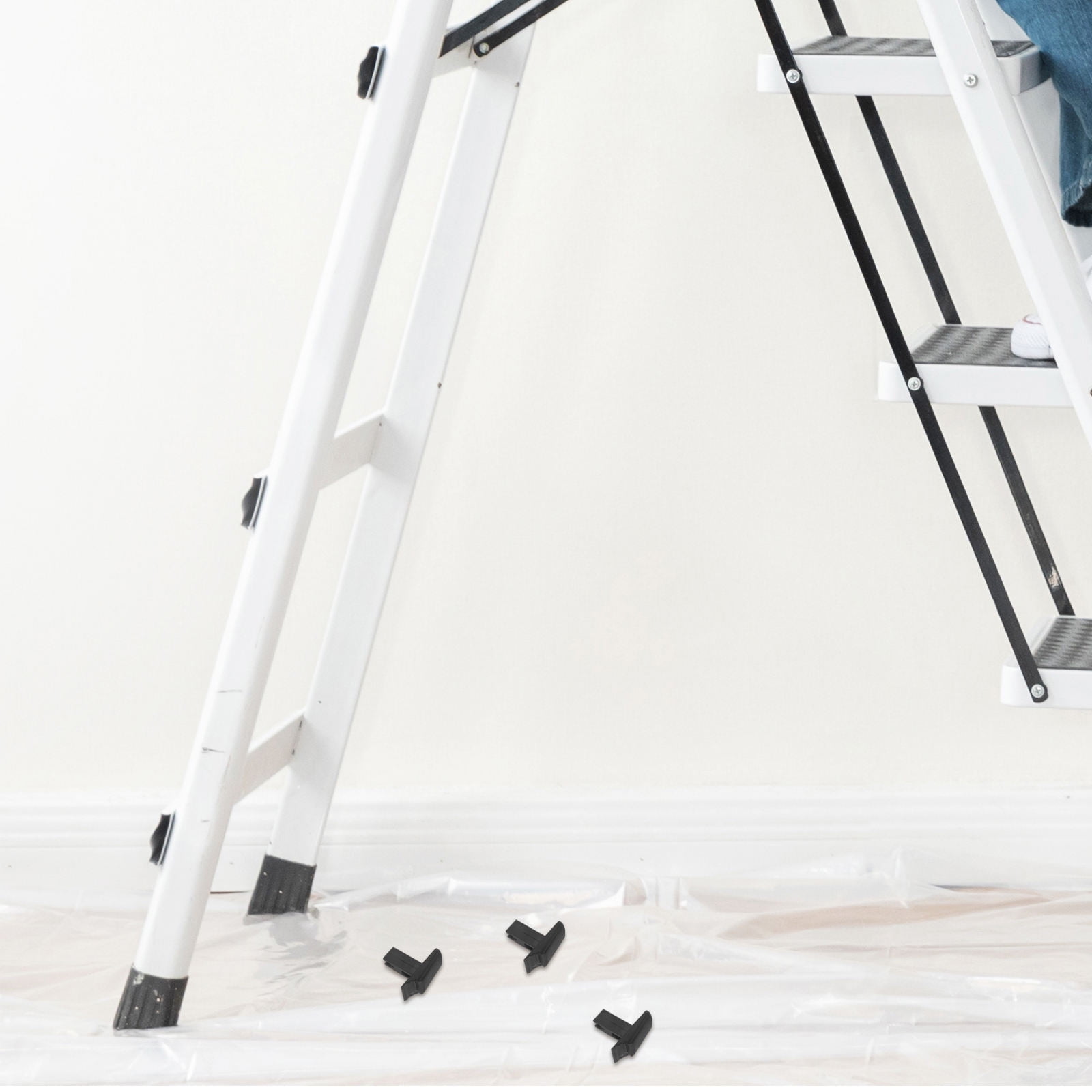 HOMEMAXS 3pcs Telescopic Ladders Buttons Universal Folding Ladder ...