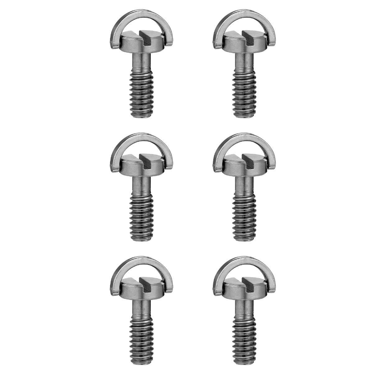 3pcs UEETEK 2PCS Longer Shaft Steel Flat Head D Shaft D-ring 1/4" Mounting Screw Screws Adapter ...