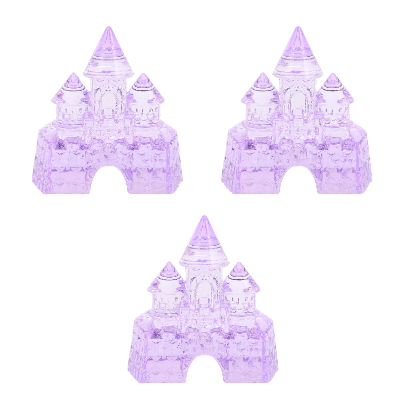 HOMEMAXS 3pcs Vivid Castle Toy For Girls Plastic Castle Models Pretend ...