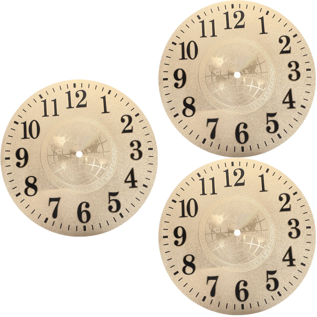 HOMEMAXS 3pcs Wall Clock Dial DIY Clock Dial Digital Clock Dial ...