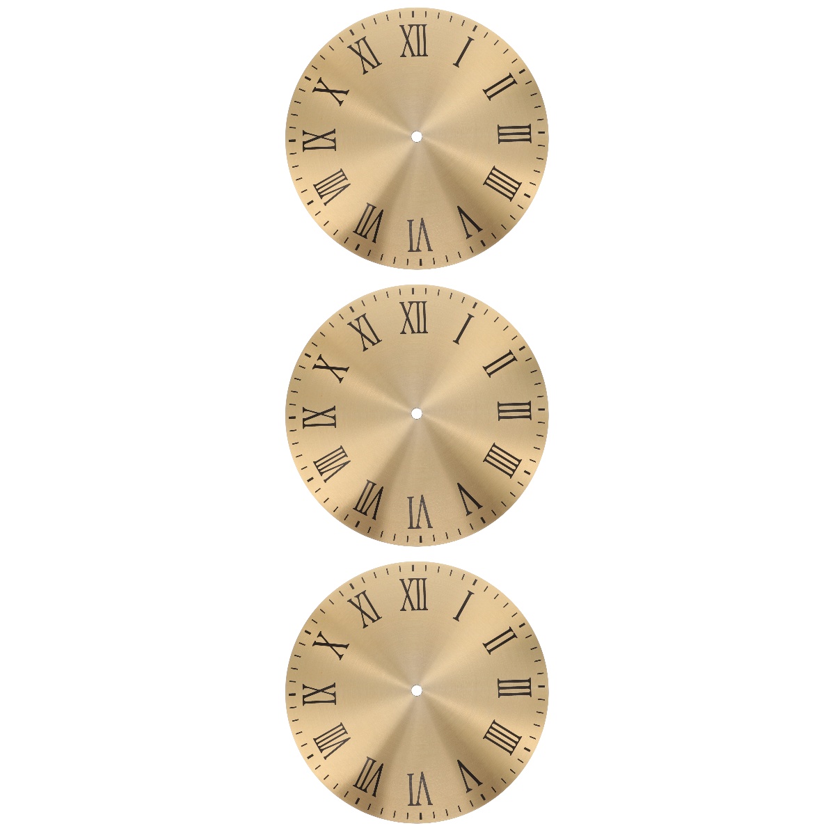 HOMEMAXS 3pcs Wall Dial Replacement Clock Dial Round Clock Dial DIY ...