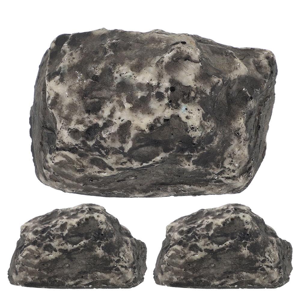 HOMEMAXS 3pcs Weather Proof Fake Rock Key Holder Realistic Stone Key ...