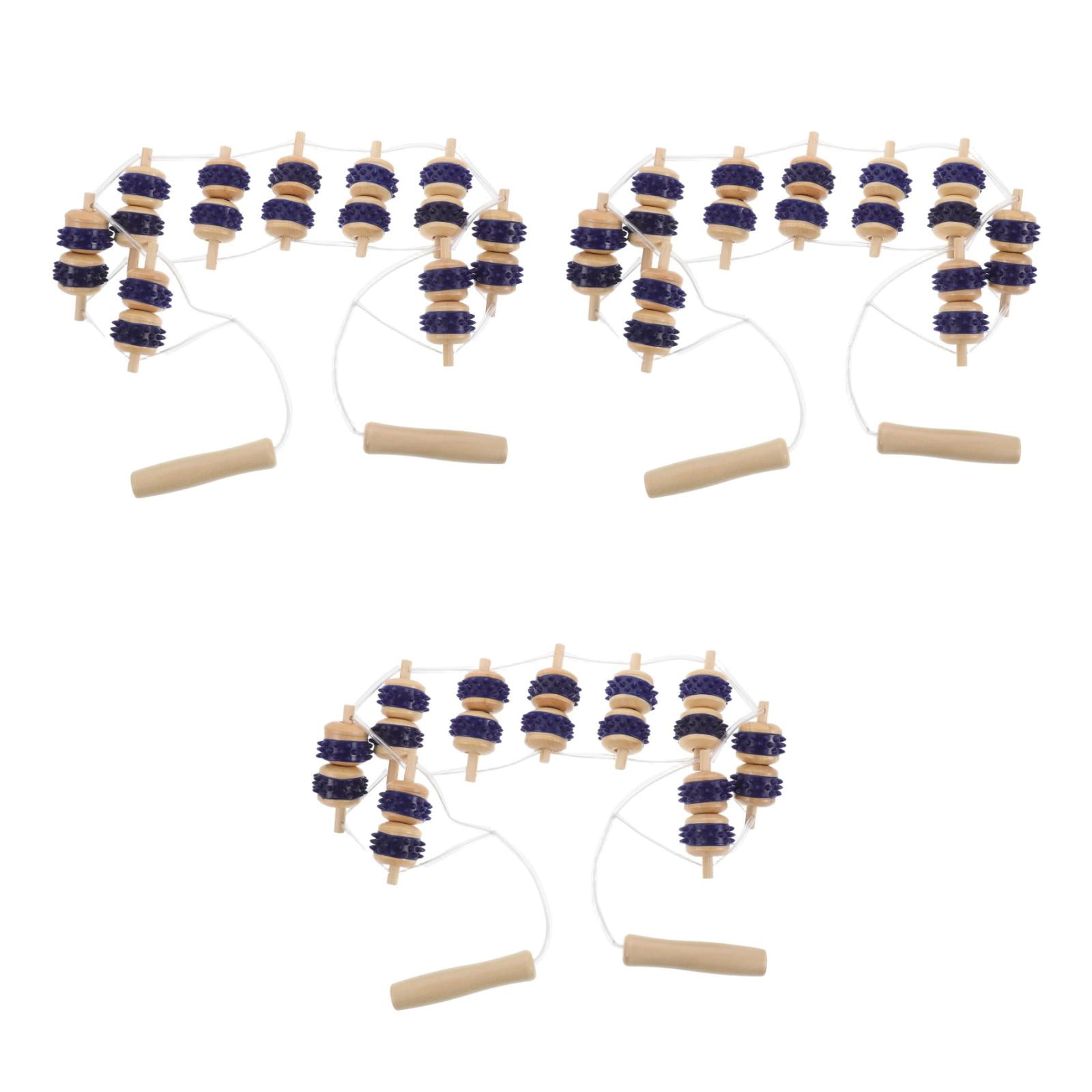 HOMEMAXS 3pcs Wood Massage Tools Wooden Massage Roller Back Massager ...