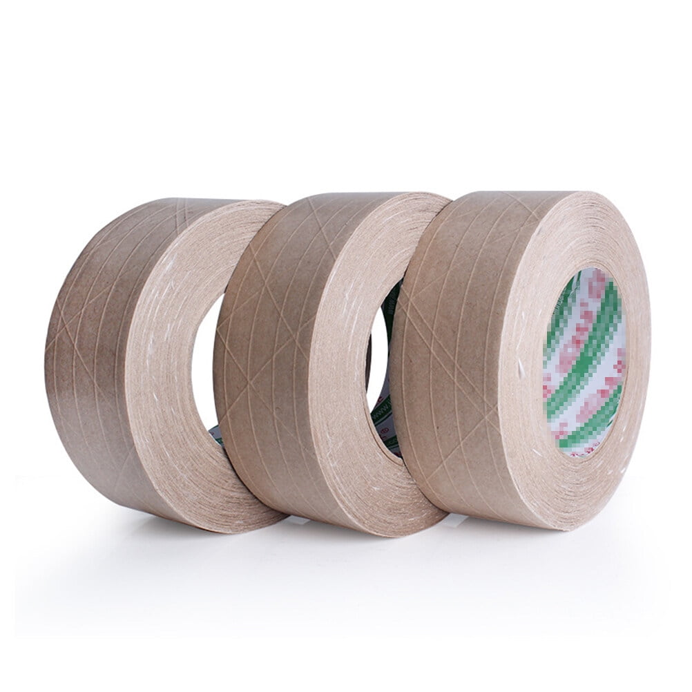 HOMEMAXS 4 .8x5000cm Water-free Kraft Tape Packing Dispenser Packaging ...