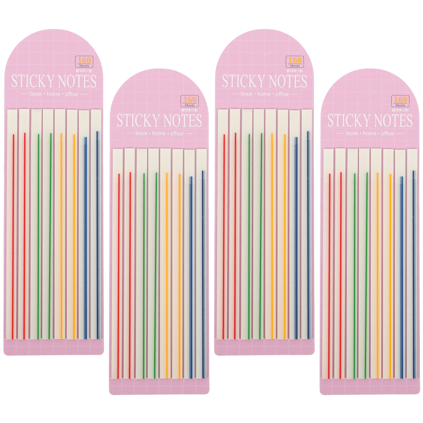 HOMEMAXS 4 Books of Highlighter Tapes Reading Highlight Strips Book ...