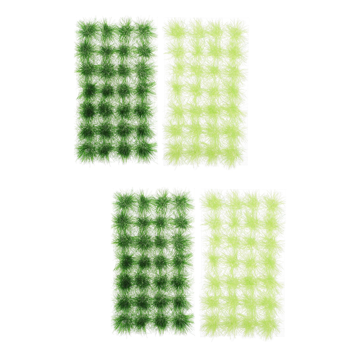 HOMEMAXS 4 Boxes of DIY Static Grass Tufts Model Grass Tufts Artificial ...