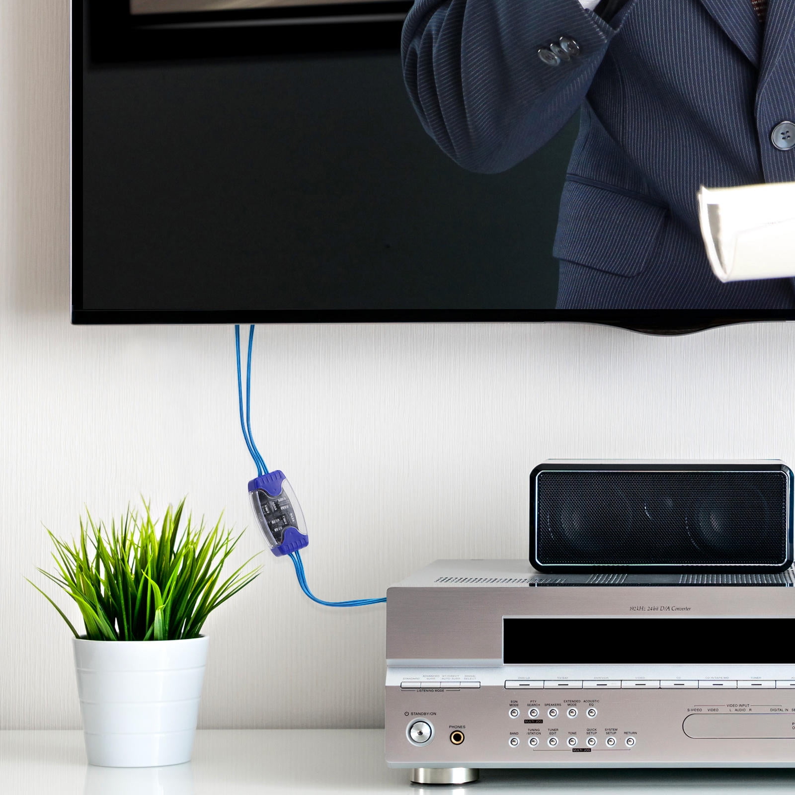 VERDANVERSE Radio Noise Filter Ground Loop Isolator Blue 1Pcs Gold ...