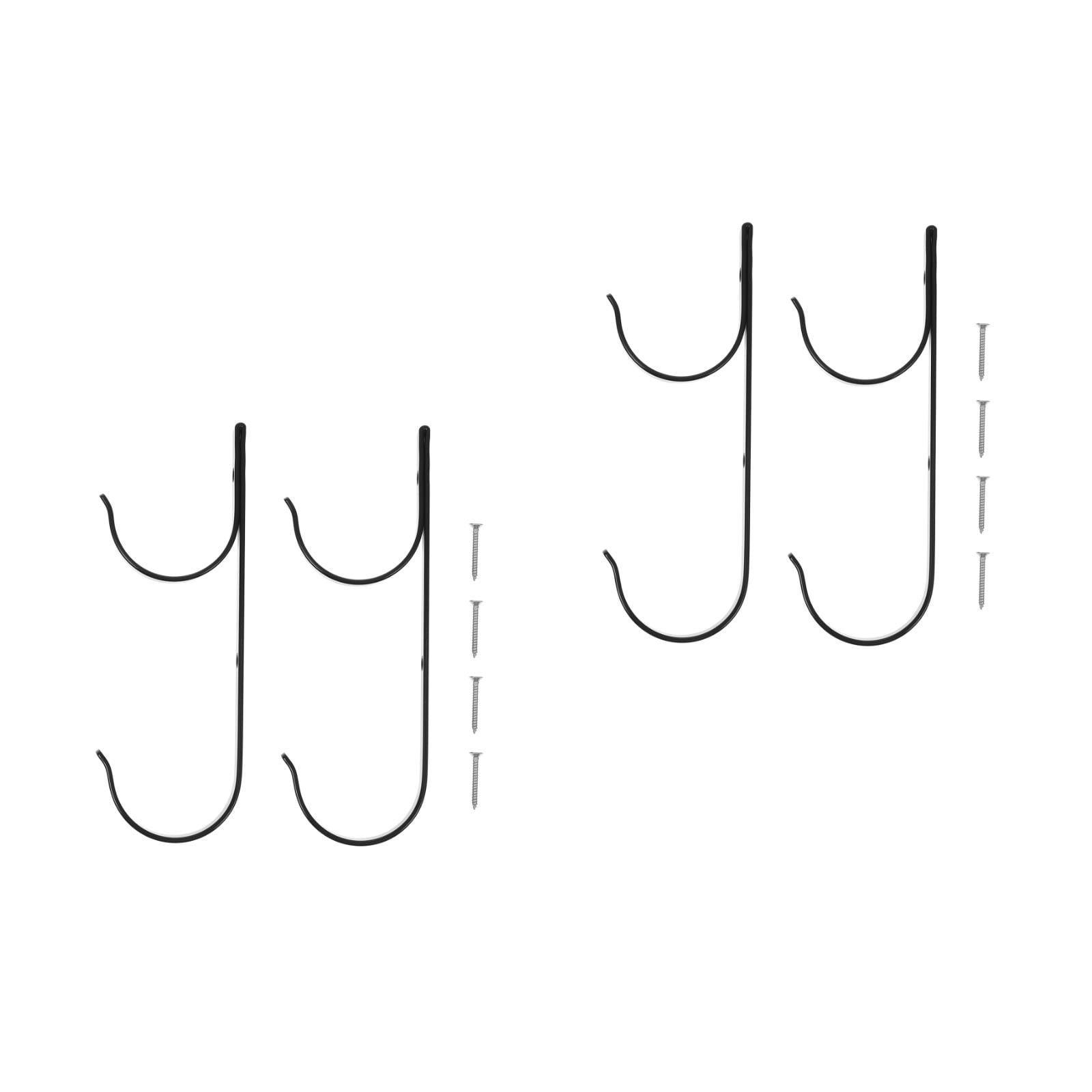 HOMEMAXS 4 PCS Pool Rod Hanging Rack Aluminum Alloy Hanger Telescopic ...