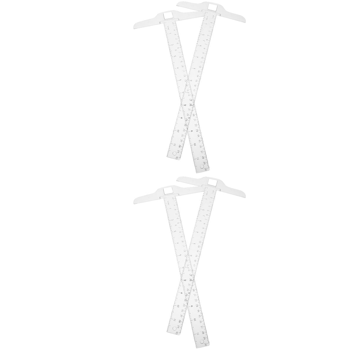 HOMEMAXS 4 PCS T Shape Ruler Transparent T Square Ruler T Square ...