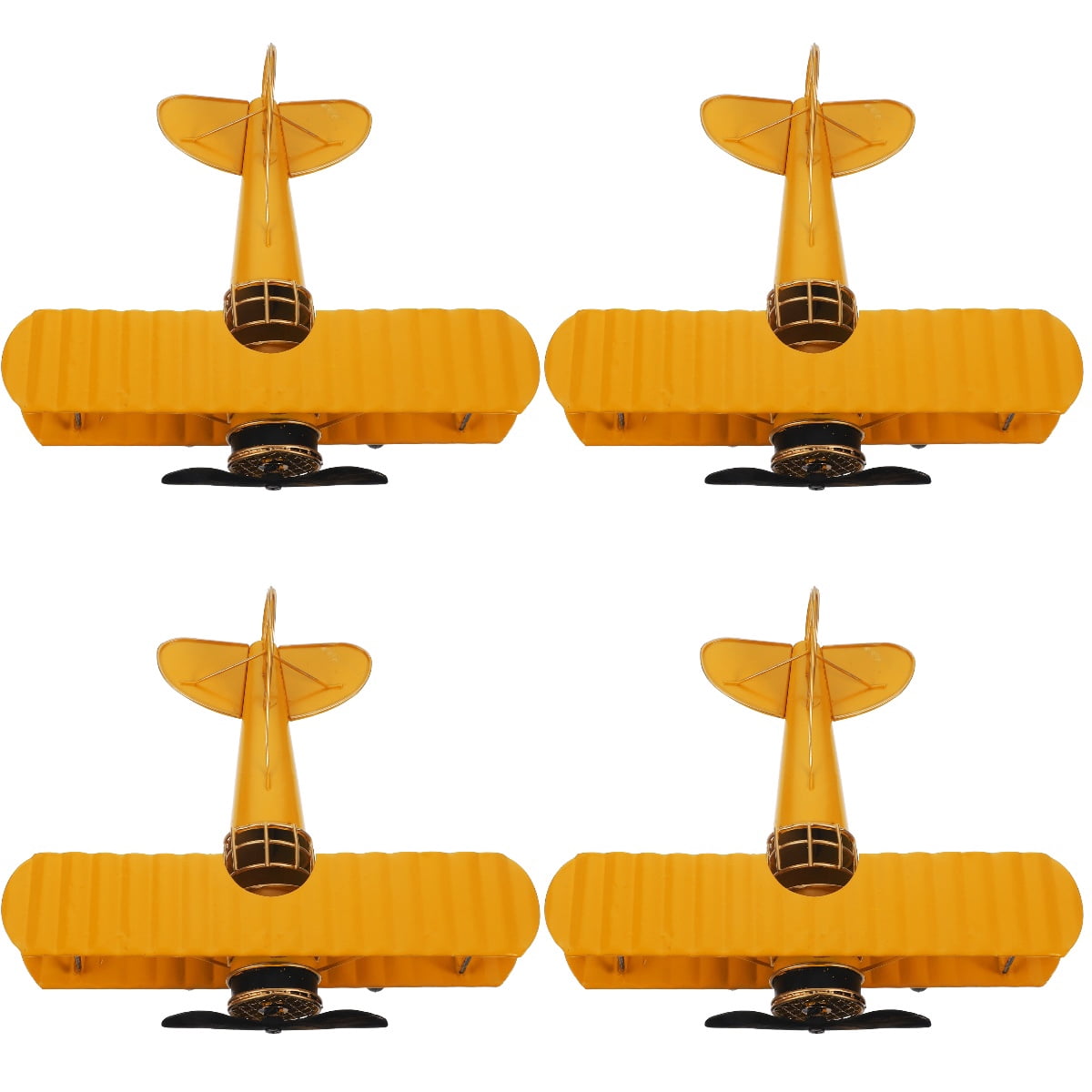 HOMEMAXS 4 Pack Airplane Models Metal Planes Vintage Figurine Decor ...