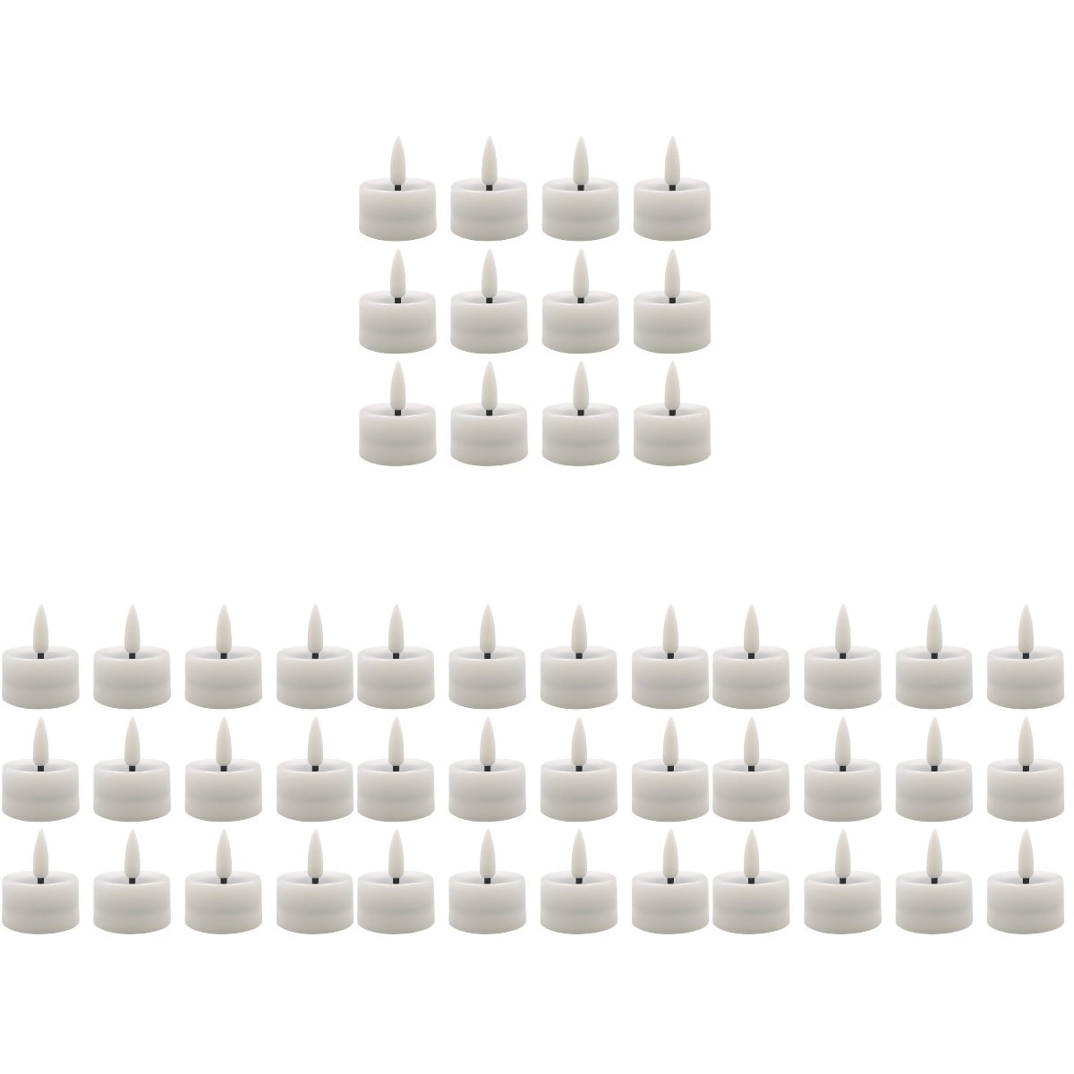 HOMEMAXS 4 Pack Flameless Decorative LED Candle Light Lights - Walmart.com