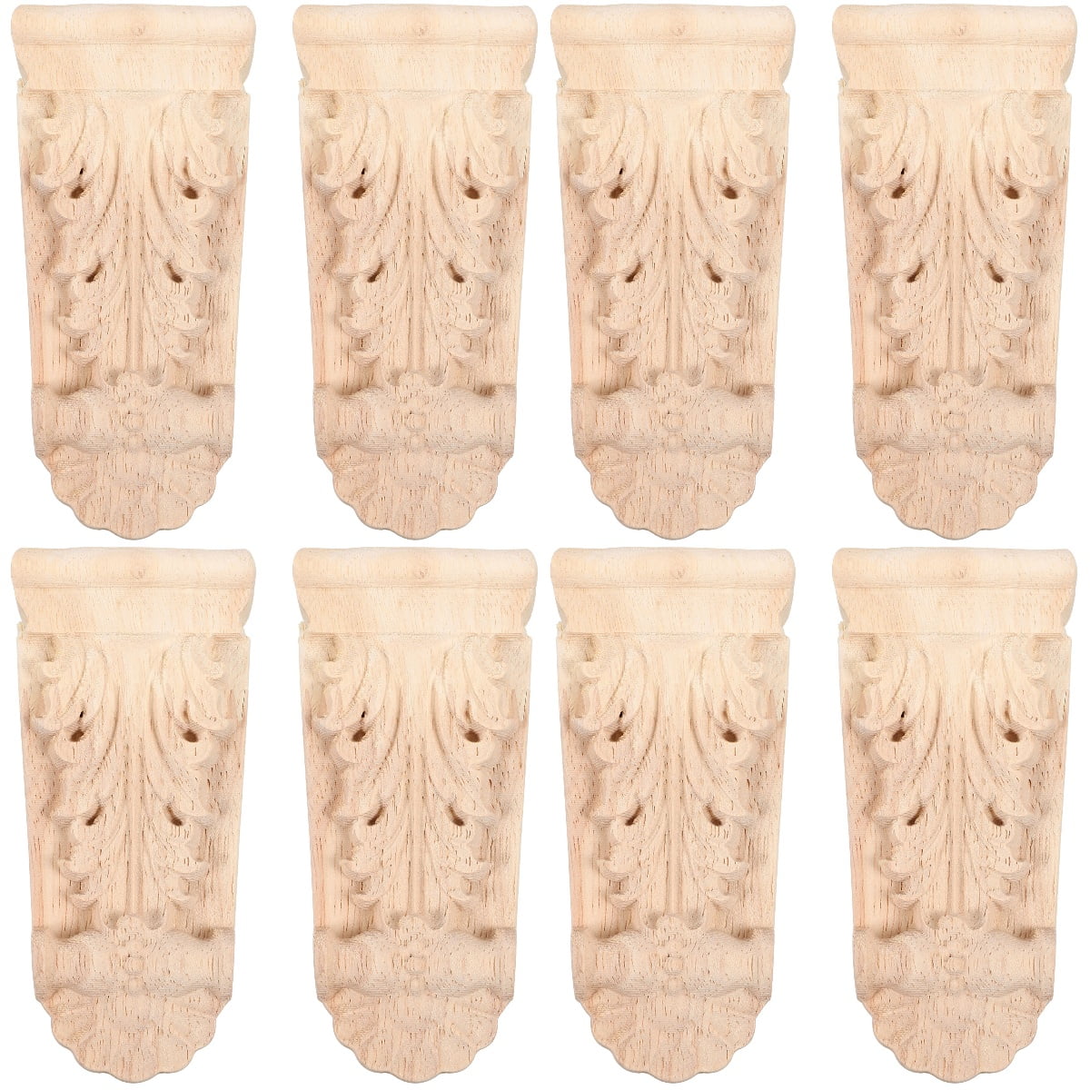 4 Pack Plaster Corner Corbel Large Wooden Roman Column - Walmart.com