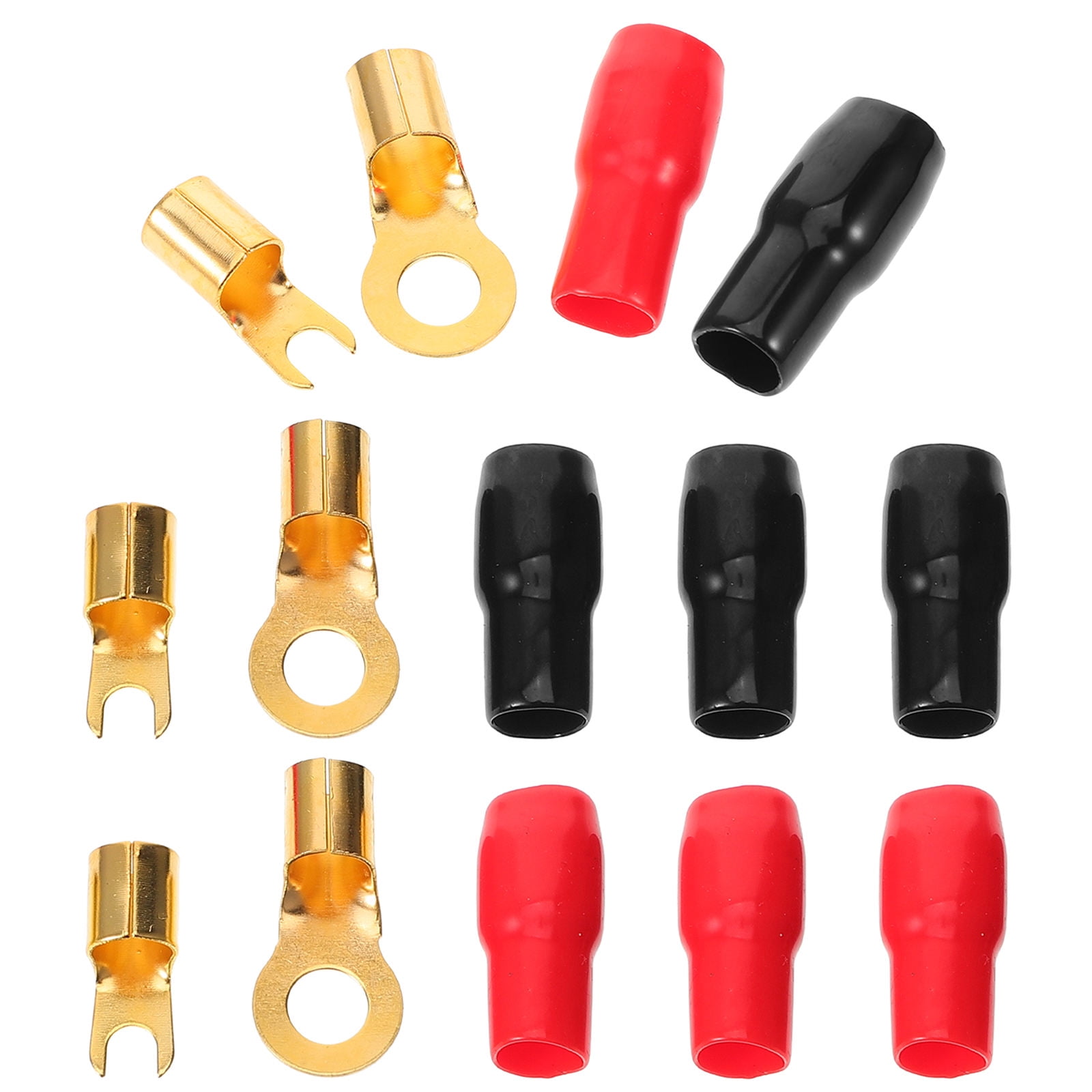 HOMEMAXS 4 Pairs Audio Plug Adapters Audio Wire Connectors Amp Wire ...