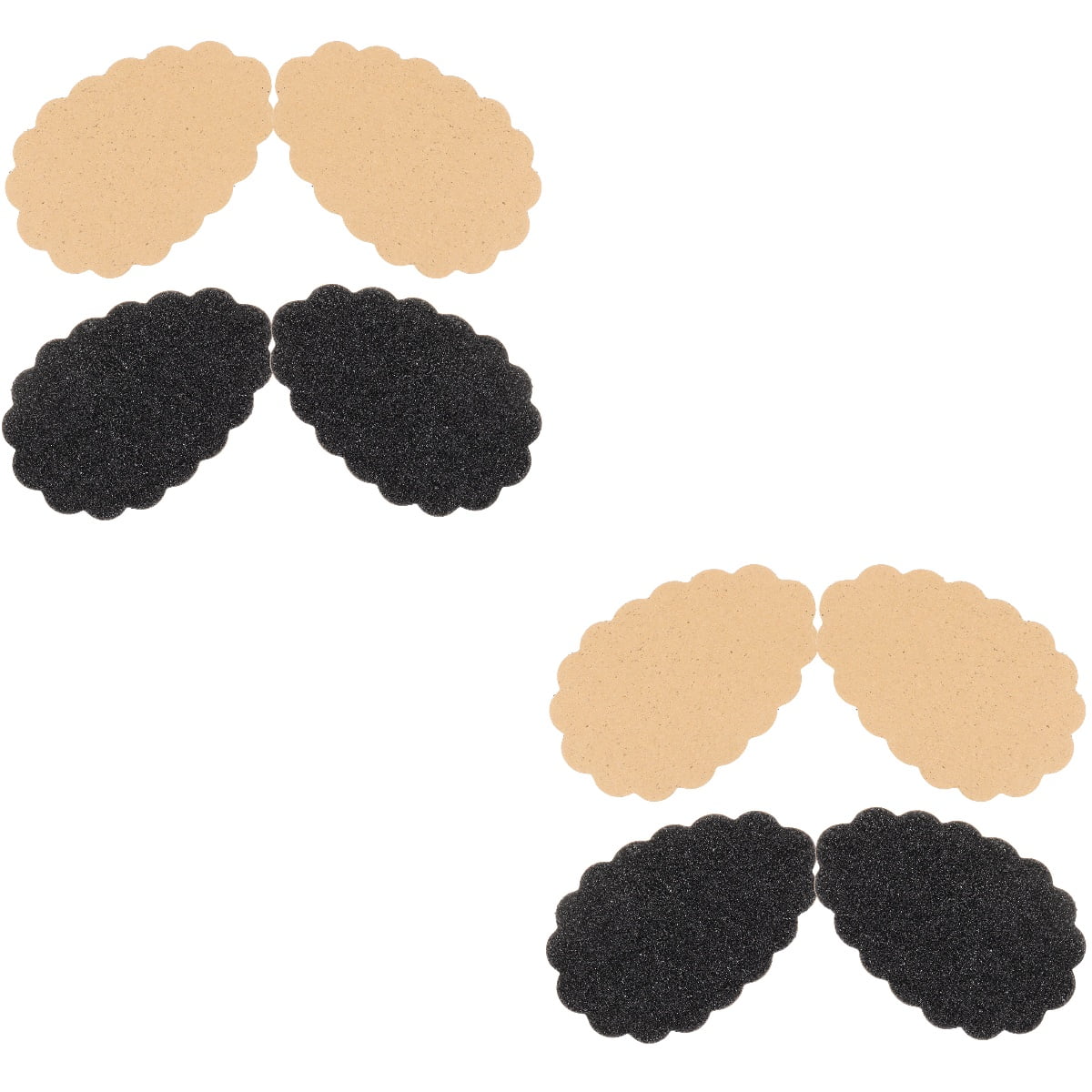 4 Pairs of Non-slip Shoe Pads Adhesive Shoe Sole Protectors High Heels ...