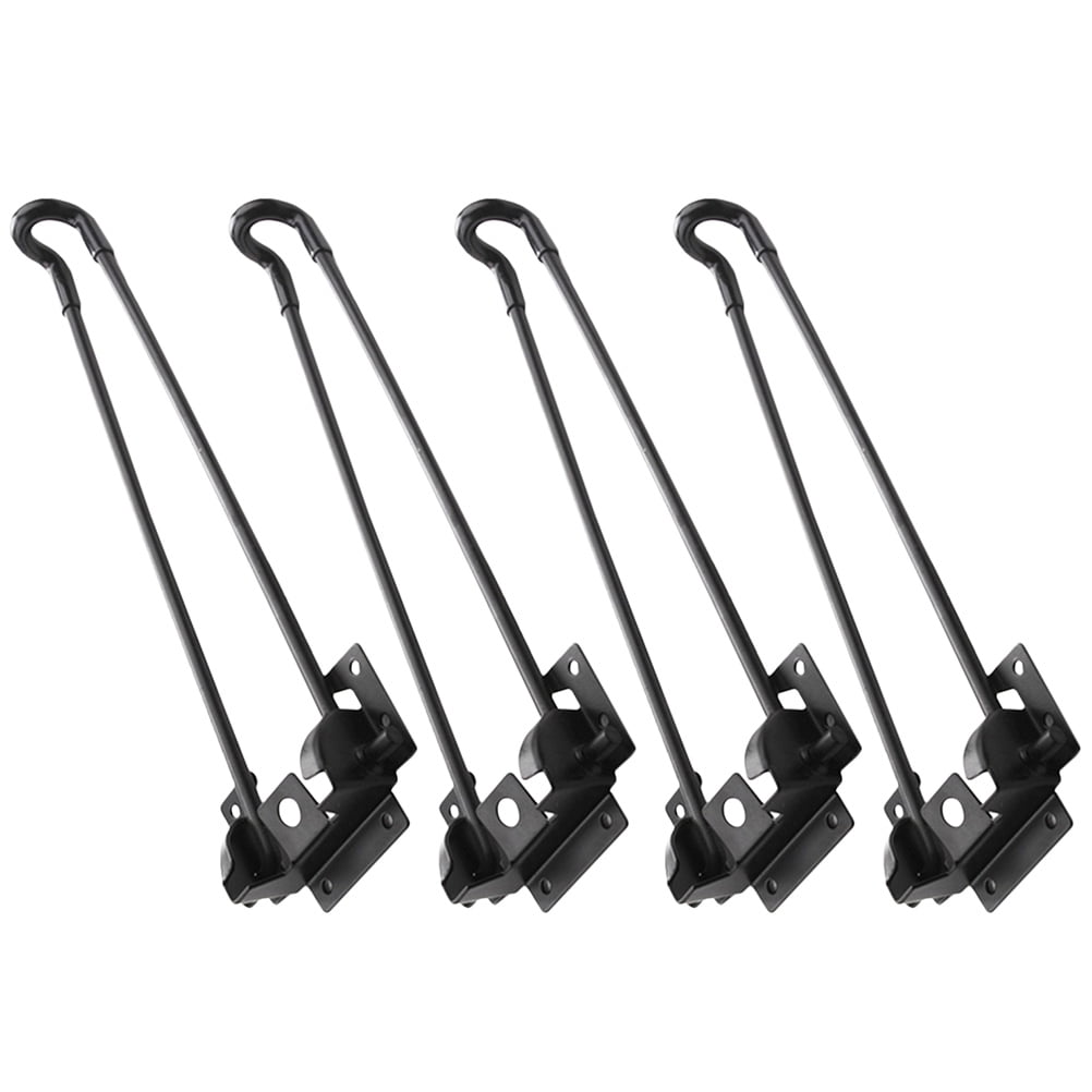 HOMEMAXS 4 Pc Drop Leaf Table Coffee Legs Hair Steel Height Office ...