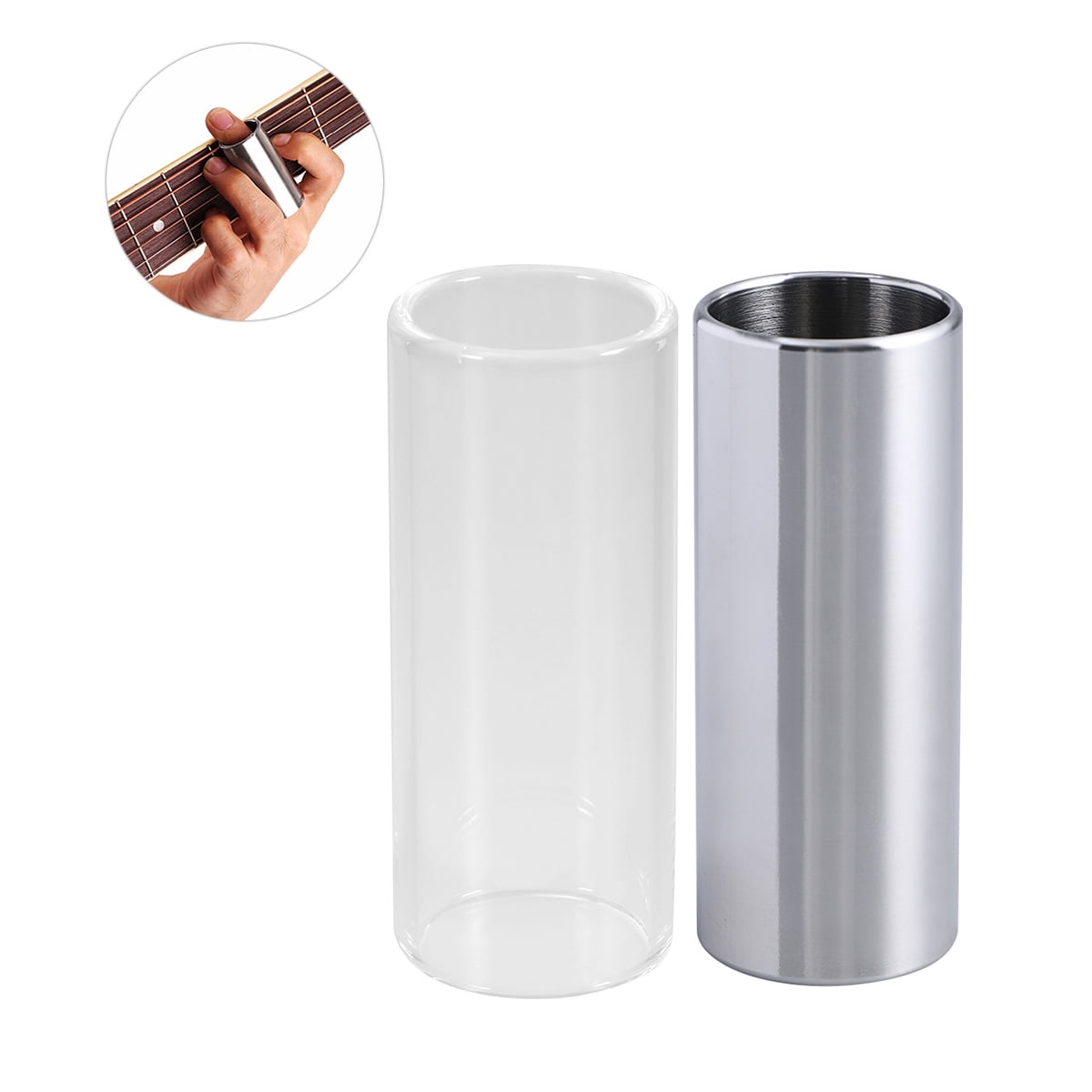 HOMEMAXS 4 Pcs 60MM Glass Slide and Stainless Steel Slide Medium ...