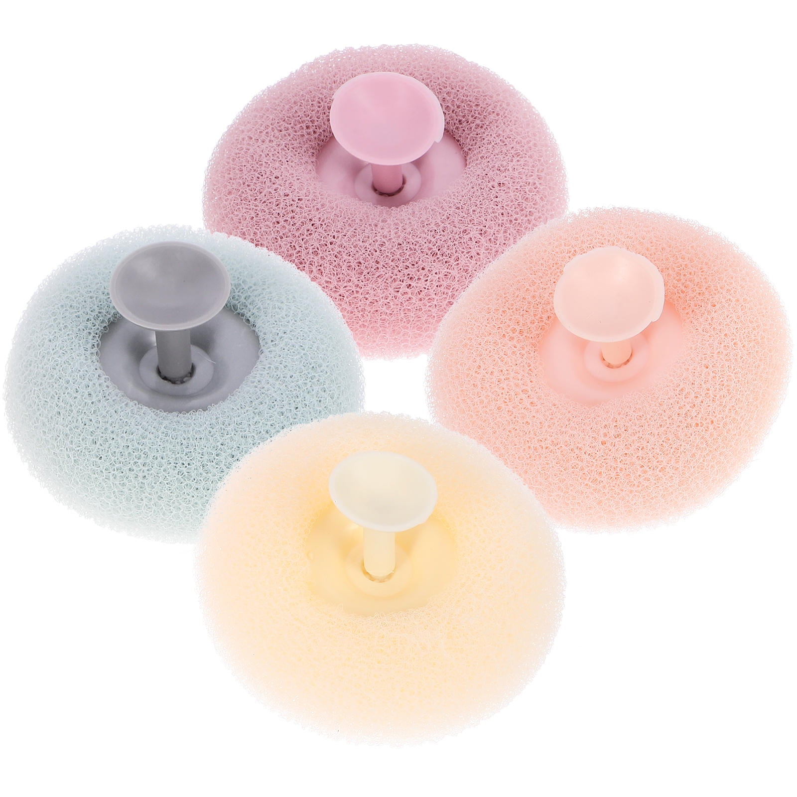 HOMEMAXS Assorted Scrubber Ball with Suction Cup for Convenient Bathing ...