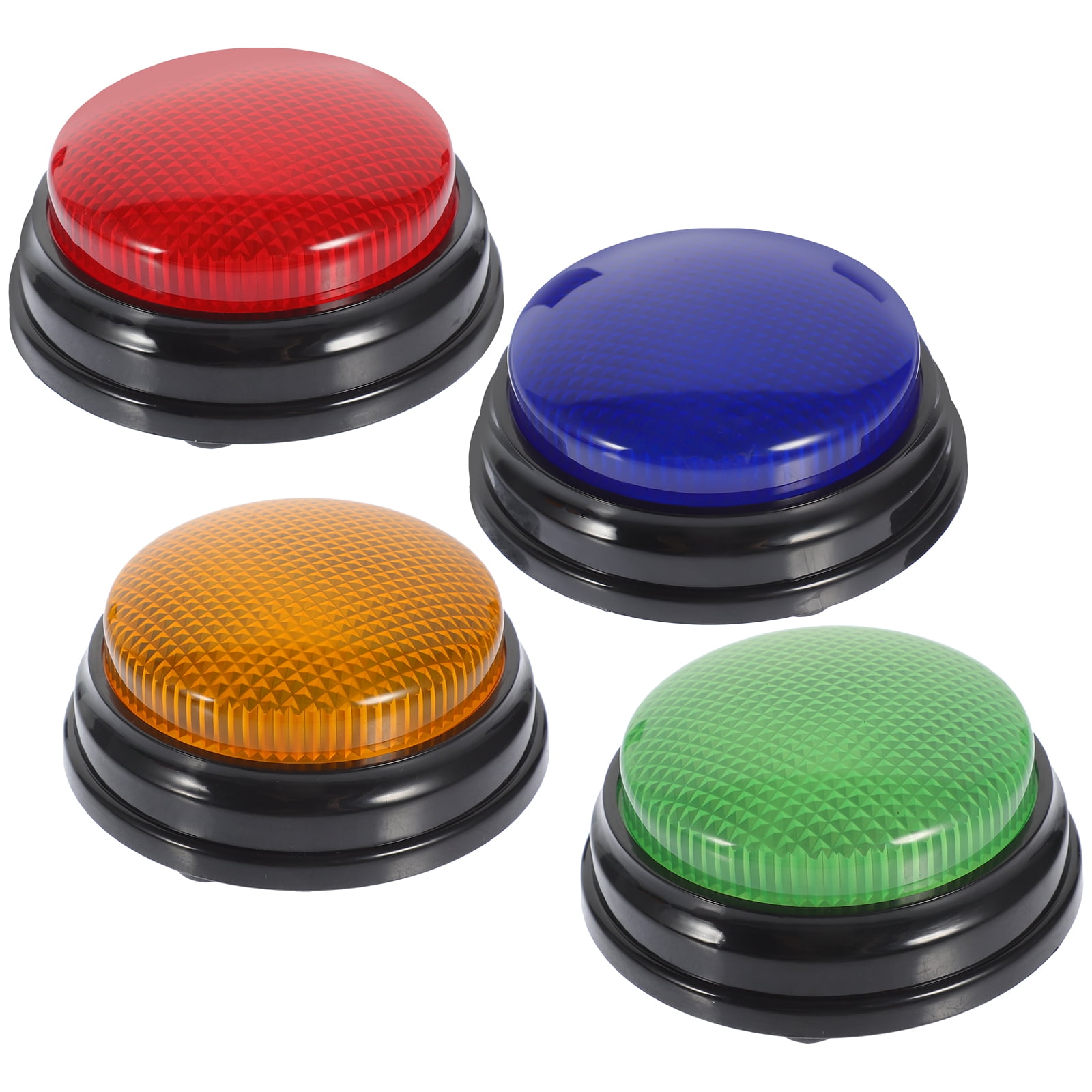 HOMEMAXS 4 Pcs Buzzers That Show Who Buzzed First Illuminated Sound ...